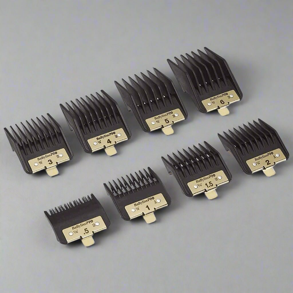 Premium Clipper/Trimmer Cutting Guides Attachment Set