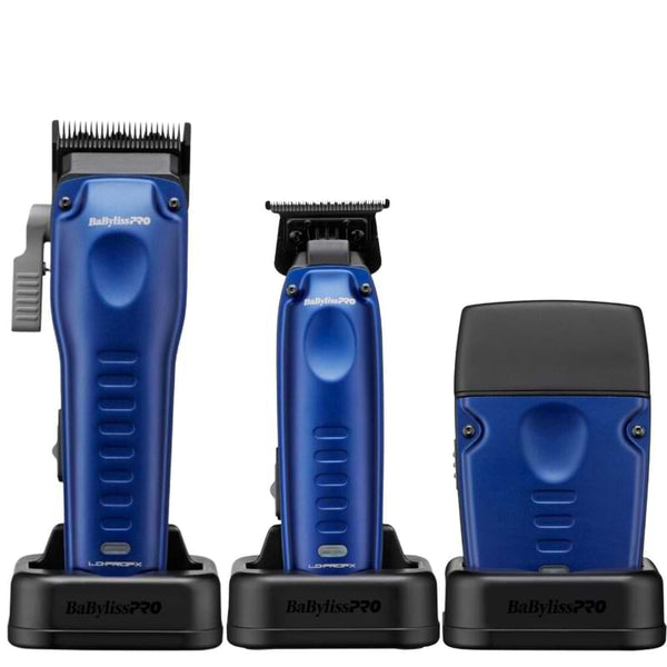 BaByliss PRO LO-PROFX Blue Compact Series Bundle Set